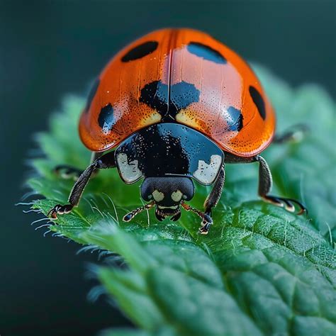 Ladybug Closeup Portrait High Quality High Resolution Premium Ai
