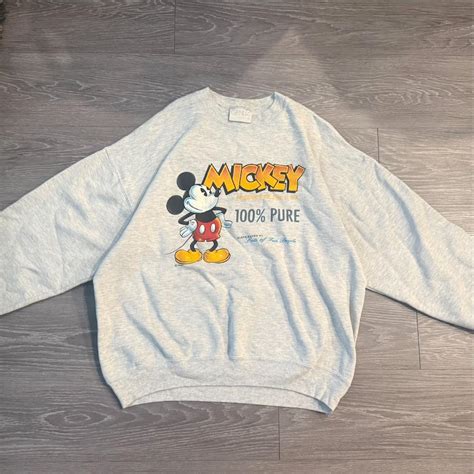 Vintage 90s Disney Mickey Mouse Sweatshirt 26 Depop