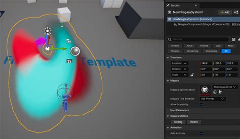 UE5 Niagara System Scale Does Not Account For Emitter Rotation Real