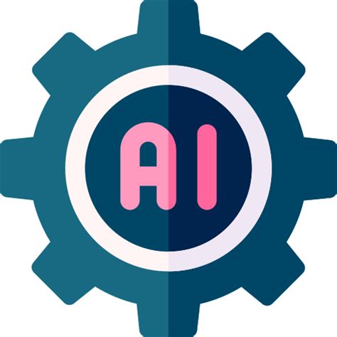 Artificial Intelligence Basic Rounded Flat Icon