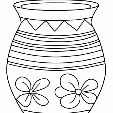 Desenhos de Jarros de Barro para Imprimir e Colorir Grátis