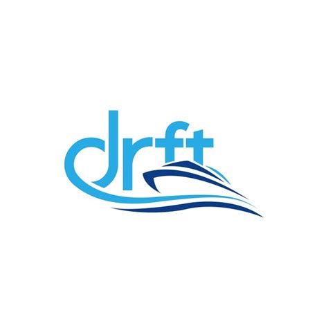 Logotipo Drft Vetor Premium
