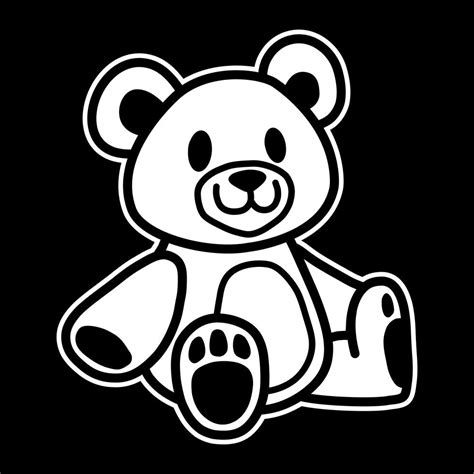 Cute Teddy Bear Vector Art At Vecteezy