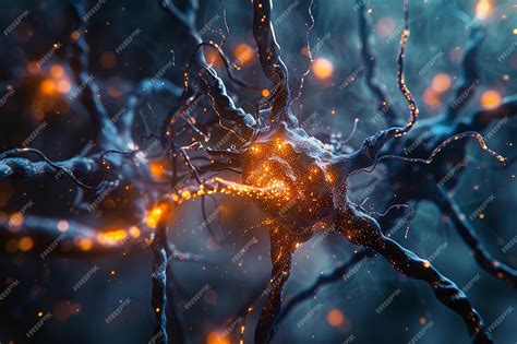 Premium Photo Generative Ai Image Of Cell Of Connected Nerve Neuron