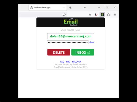 Temporary Email Emailondeck Get This Extension For 🦊 Firefox En Gb
