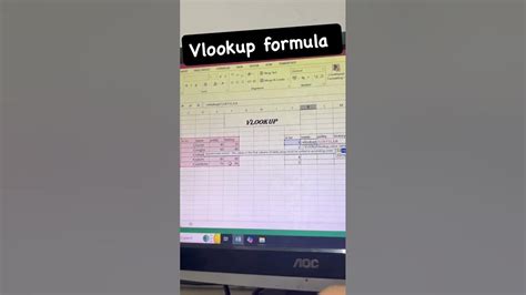 Vlookup Formulavlookup Shortvideo Computereducation Youtube