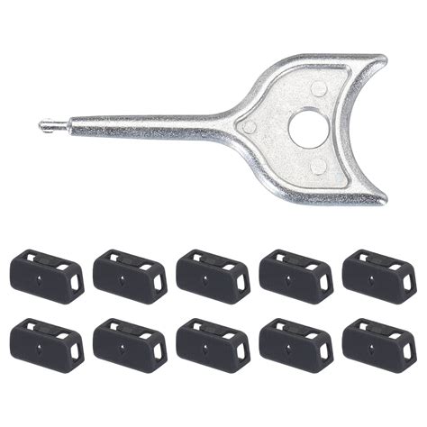 Uxcell 10pcs Port Blocker Locking Db9 Male Portdust Blocker With Metal Color Coded Keys Black Uxcell 10pcs Port Blocker Locking Db9 Male Portdust Blocker With Metal Color Coded Keys Black