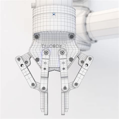 Universal Robots Collaborative Ur5 With Robotiq Two Finger Adaptive Gripper 3d Model 199 Max