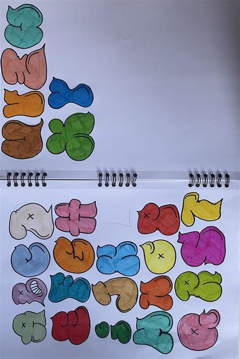 Hi Guys This Is My First Attempt Drawing A Throwie Alphabet What Do