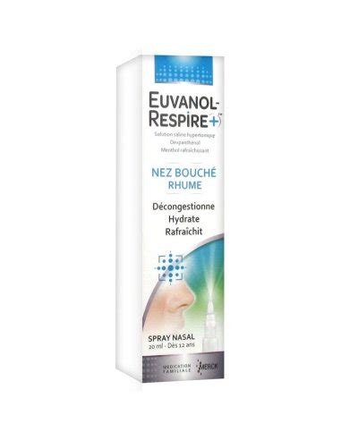 Spray Nez Bouché Rhume Euvanol Respire
