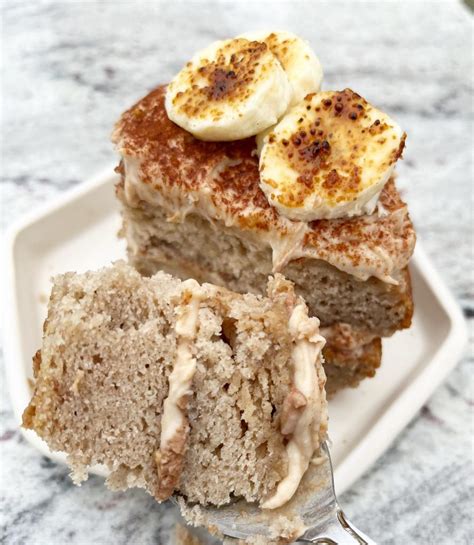 High Protein Hormone Balanced Tiramisu Banana Cake GF Vegan The