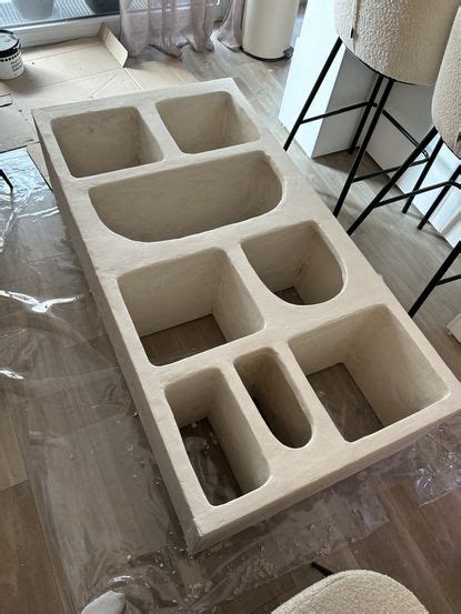 This IKEA Hack Turns The KALLAX Into Rustic Textured Shelves Livingetc