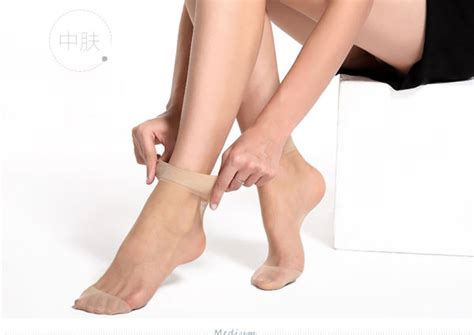 Shop For Womens Nylon Ankle High Tights Hosiery Socks Nylon Socks 10 Pairs Pack At Wholesale