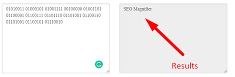 Binary Decoder Decode Binary Code Online 100 Free SEO Magnifier