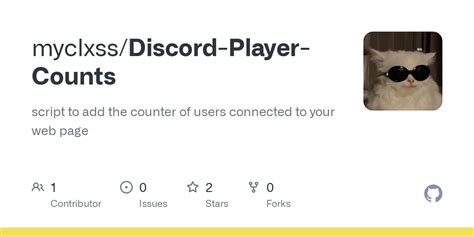 GitHub Myclxss Discord Player Counts Script To Add The Counter Of Users Connected To Your Web
