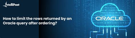 How To Limit The Rows Returned By An Oracle Query After Ordering
