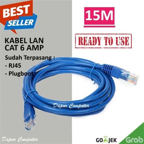 Promo Kabel Utp Commscope Cat Meter Terpasang Rj Dan Plugboot Diskon Di Seller