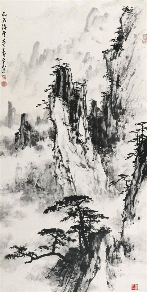 董寿平1979年作黄山松云银座国际 2014年秋季拍卖会银座国际拍品价格图片拍卖专场拍卖会预展拍卖会结果卓克拍卖频道