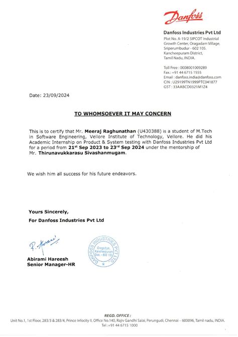 Meeraj R On Linkedin Internship Automation Python Robotframework Refrigeration Danfoss