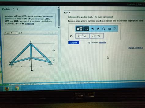 Solved Members Ab And Bc Can Each Support A Maximum