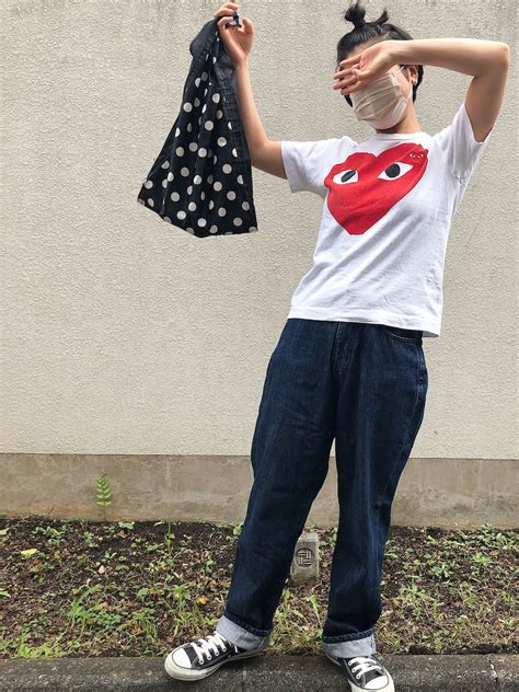 コムデギャルソンのおしゃれなtシャツコーデ！人気のtシャツも紹介オリジナルtシャツのup T