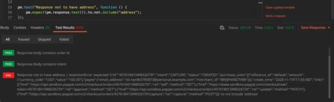 How To Write A Test To Check If Response Does Not Contain Specific Value Help Hub Postman