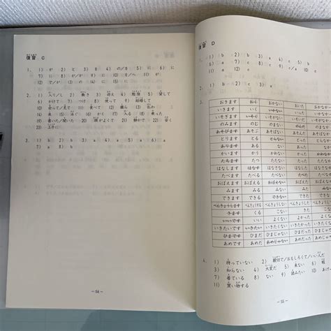 Yahooオークション みんなの日本語初級1本冊 問題のスクリプト・答