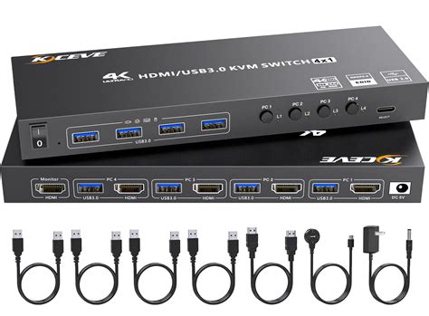 Mua HDMI KVM Switch Computers K Hz K Hz Simulation EDID Camgeet Port USB KVM