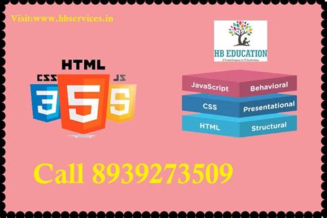 hb services html css js training at low cost in adyar hb services call