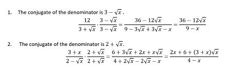 Conjugate In Math Definition Examples Lesson Study