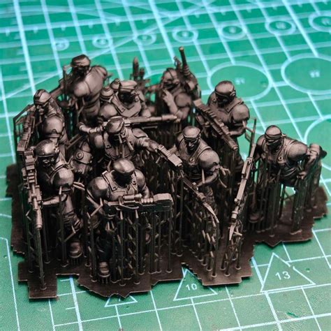 3d Printable Green Hell Division Commando Squad By Dakkadakkastore