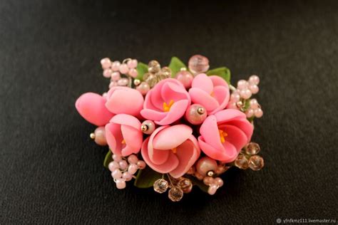 брошь Яблоневый цвет в интернет магазине на Ярмарке Мастеров Белореченск доставка по