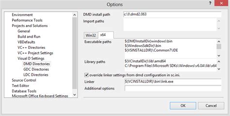 Global Options D Programming Language
