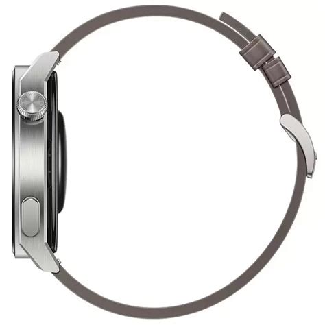 Smart saat HUAWEI GT 3 Pro 46mm NFC Light Titanium Case Gray Leather ...