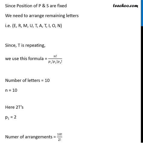 ex 6 3 11 in how many ways can letters of permutations