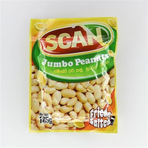 Scan Fried And Salted Jumbo Peanuts 150g Glomark Lk