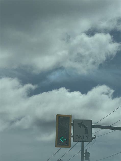 Saw This Weird Blue Cloud Formation Today Could This Be A Possible