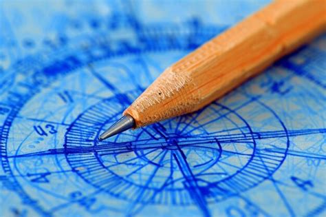 precise engineering design blueprint premium ai generated image