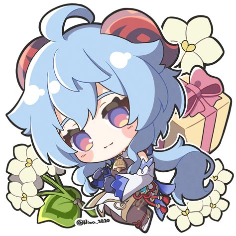 Chibi Ganyu By Niwa2810 Rganyu