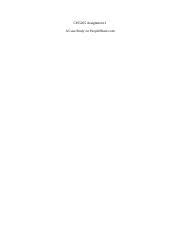 E V Cis Assignment Docx Cis Assignment A Case Study