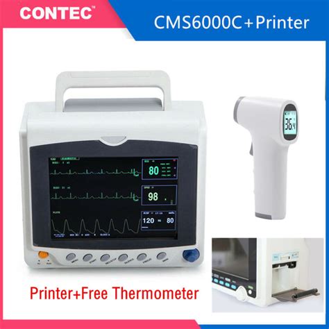 Contec Cms6000c New Portable Patient Monitor 8 Inch Screen Vital Signs