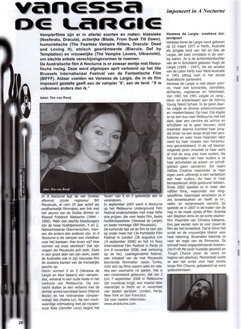 Vanessa De Largie In The Media Newspaper Clippings Vanessa De Largie