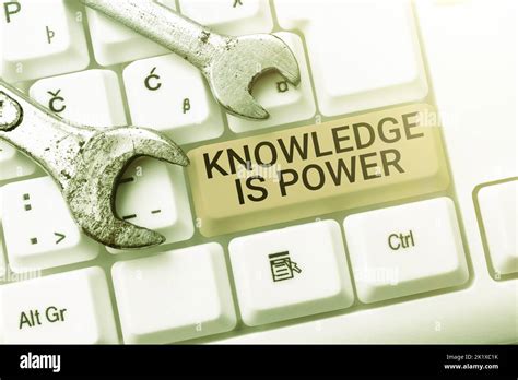 Text Showing Inspiration Knowledge Is Powerskills Acquired Through