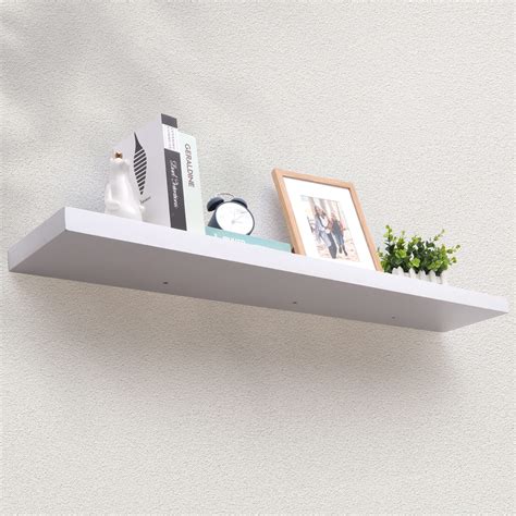 Axeman Floating Shelves 8 Inch Deep Modern Solid Wood Wall Shelves For Storage Wall Mounted