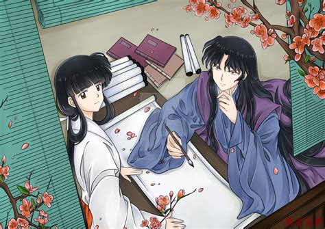 Naraku Kikyou By Bianbianhuafang On Deviantart