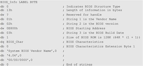 how to access smbios in windows