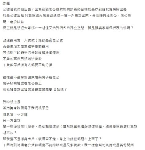人妻被要求出裝潢費「憂離婚帶不走」 網：乾脆搬出去