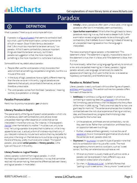 Paradox Litchart Pdf Paradox Logic