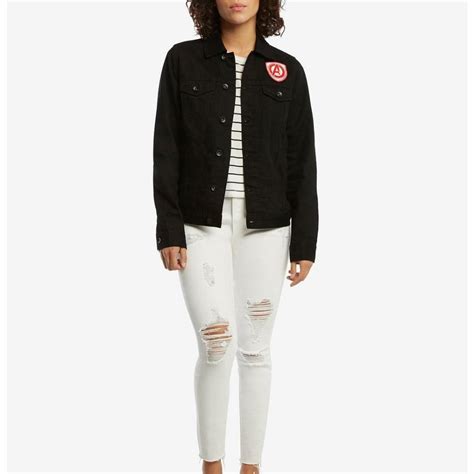 Her Universe Marvel The Avengers Denim Jacket Gem