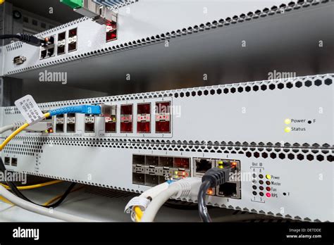 Passive Optical Network Technology Center With Fiber Optic Equipment